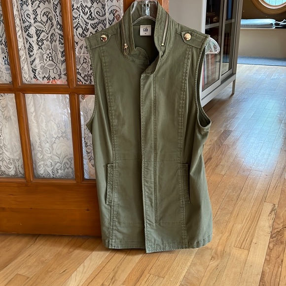 CAbi | Jackets & Coats | Cabi Utility Explorer Safari Long Vest | Poshmark